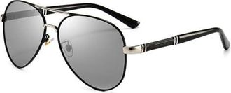 Generic Lunettes tendance 2026 2024 Photochrome Polarisierte Sonnenbrille für M?nner Frauen Autofahren Sonnenbrille, Argent Photochrom, Taille unique