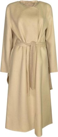 P.A.R.O.S.H. P. A.R. O.S. H. Manteau Au Genou - Cr&egrave;me