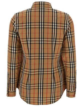 Burberry Check Cotton Shirt - Multicolor