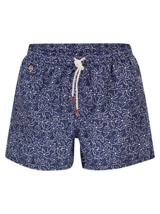 Kiton Boxer de bain court &agrave; motifs Kiton
