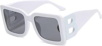 Generic 2026 Damen Trendy Design Quadratische Sonnenbrille m?nner Klassische Retro B-Dekorative Shades Eyewear, C4., Taille unique