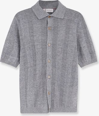 Brunello Cucinelli Linen and cotton blend cardigan - BRUNELLO CUCINELLI - gender_Man