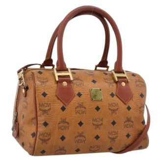 MCM Sac &agrave; main Pre-owned - Femme - Pre-owned - Brun - Taille: ONE Size