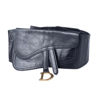 Dior Pre-owned Cuir ceintures - Femme - Pre-owned - Noir - Taille: ONE Size