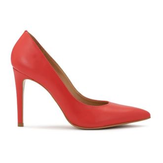 Kazar Rote Leder-Stiletto-Pumps - - Shoes - Damen - Rot - 39 EU