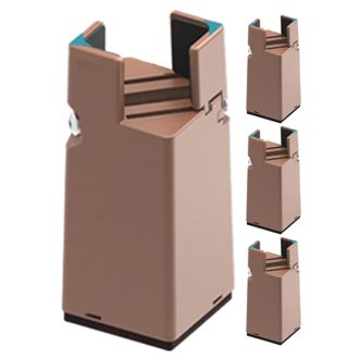 Generico Risers f&uuml;r Tischbeine, robuste M&ouml;belheber, Set mit 4 Beinaufz&uuml;gen, Stuhl- und Sofa-Aufz&uuml;gen, zur Erh&ouml;hung des Schreibtischs