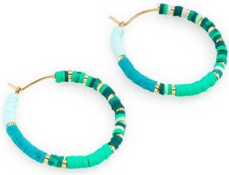 Au Printemps Paris Boucles doreille color&eacute;es