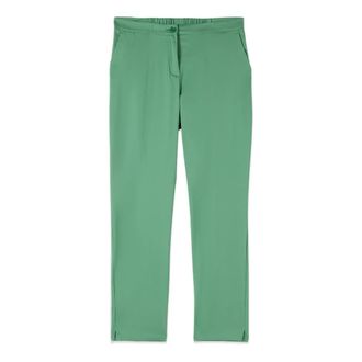 Oltre Cotton Chino Pants - - Trousers - Damen - Gr&uuml;n - 4XL