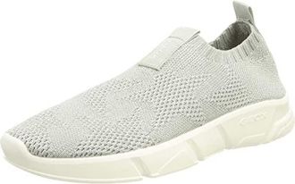 Geox Fille J Aril Girl E Sneakers, Silver, 39 EU