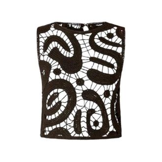 Pinko Pinko, Femme, Tops, Brun, Taille: 40 FR Eruzione Top