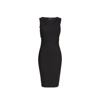 Guess Midi Kleid in Mesh - Schwarz