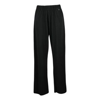 Herno Resort-Hose aus Plissee-Jersey - - Trousers - Damen - Schwarzk - S