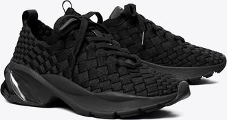 Tory Burch Damen Gewebte Good Luck Sneaker