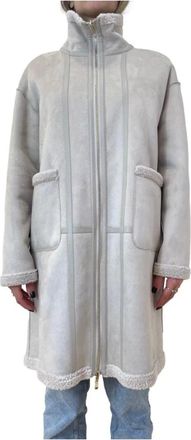 Marella Femme, Manteaux, Beige, Taille: 38 FR Manteau Réversible Pilade Beige