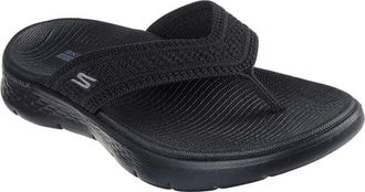Skechers GO Walk Flex Sandal Chaussures pour Femme, Noir et Noir, 39 EU