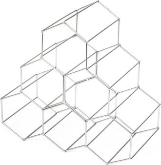 Compactor HEXA Weinregal (6 Flaschen) - LIFE Kollektion, Gr&ouml;&szlig;e M, CHROME, RAN8662