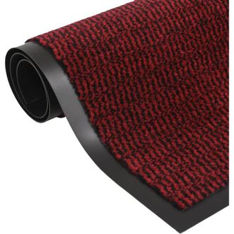 vidaXL Vidaxl - Schmutzfangmatten 2 Stk. Rechteckig Getuftet 80x120cm Rot