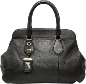 Prada Sac &agrave; main pr&eacute;-poss&eacute;d&eacute; - Femme - Pre-owned - Noir - Taille: ONE Size