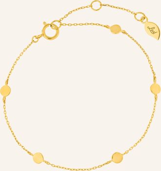 Leaf Armband Mini Plates Aus 14 Karat Gelbgold gold