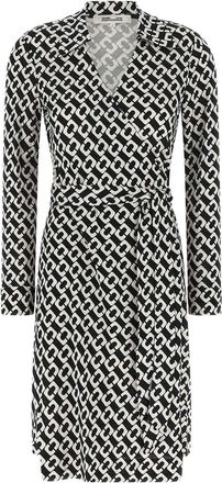 Diane Von F&uuml;rstenberg Robe Au Genou - Blanc