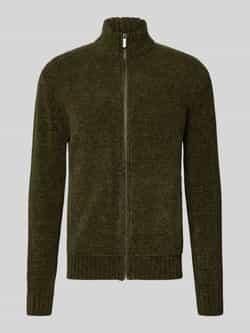 Guess Strickjacke mit Rei&szlig;verschluss Modell NOEL