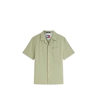 Tommy Hilfiger Polo &agrave; manches courtes en lin et coton
