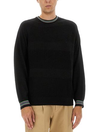 Paul Smith Wool and Cotton Sweater - Black