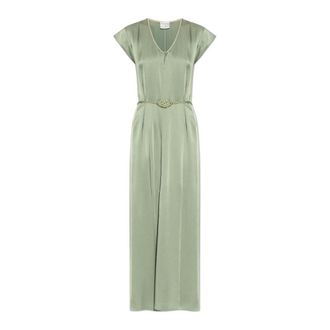 Forte_Forte Femme, Robes, Vert, Taille: 40 FR Robe en satin avec ceinture