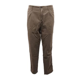 Eleventy Homme, Pantalons, Vert, Taille: W32 Pantalon Baggy Vert/Gris Made in Italy