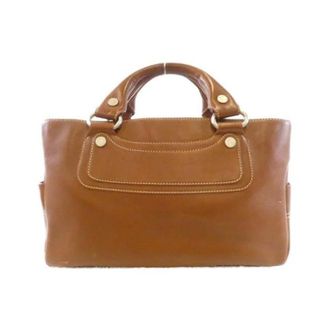Celine Sac &agrave; main Boogie en cuir Pre-owned - Femme - Pre-owned - Brun - Taille: ONE Size