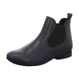 Think Femme Guad2 Bottine Chelsea, Bleu Marine 8130, 38.5 EU &Eacute;troit