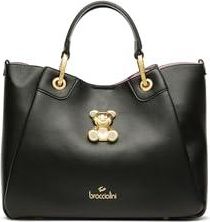 Braccialini Amy Bijoux Sac &agrave; main garndi taille avec double poign&eacute;e, cache entre les coutures transversales des panneaux qui permettent d&eacute;largir. Le sac est en si