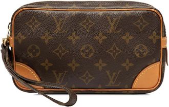 Louis Vuitton Clutches - Monogram Marly Dragonne PM - Gr. unisize - in Braun - f&uuml;r Damen