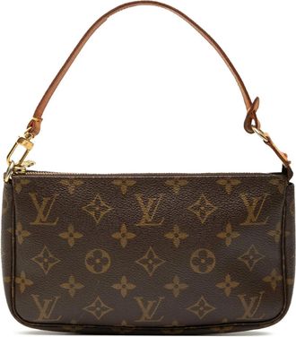 Louis Vuitton Hobo Bags - Monogram Pochette Accessoires - Gr. unisize - in Braun - f&uuml;r Damen