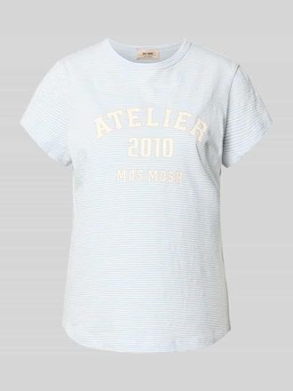 Mos Mosh Regular Fit T-Shirt mit Logo-Print