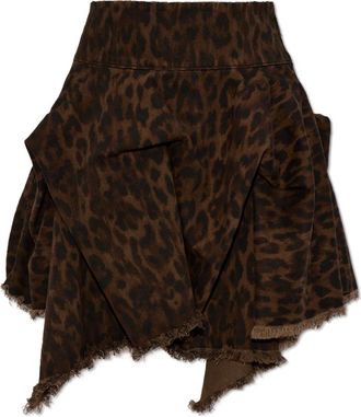 AllSaints Femme, Jupes, Brun, Taille: 40 FR Crissy Denim Skirt