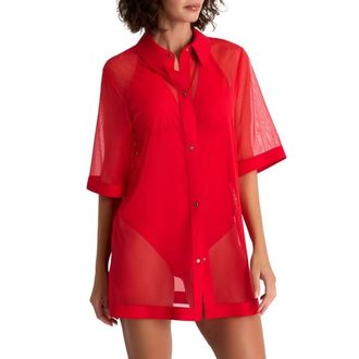 Shan Robe de plage Mia transparente