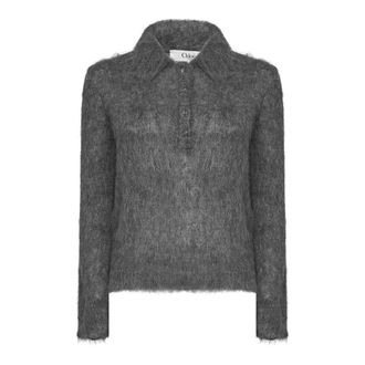 Chlo&eacute; Damen, Strickwaren, Grau, SGr&ouml;&szlig;e