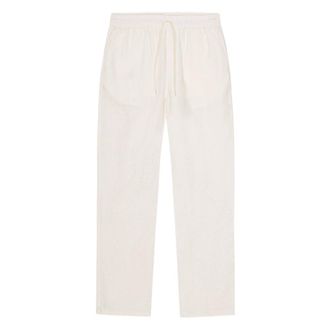 Les Deux Homme, Pantalons, Blanc, Taille: S Patrick Wide Pantalons
