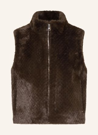 Cinque Cinque Kunstpelz-Weste Ciwarmy braun