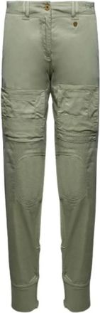 Aeronautica Femme, Pantalons, Vert, Taille: 42 FR Pantalons