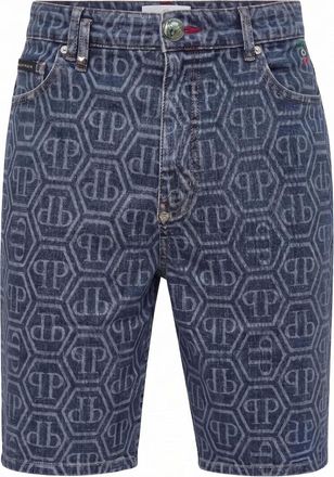 Philipp Plein Homme, Shorts, Bleu, Taille: W30 Formentera Shorts