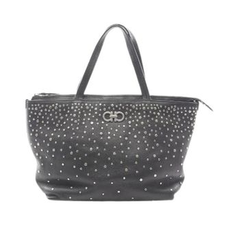 Ferragamo Pre-owned Gancini Leder Tote Bag - - Pre-owned - Damen - Schwarzk - ONE SIZE