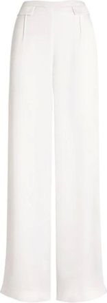 Genny Femme, Pantalons, Blanc, Taille: 38 FR Wide Pantalons