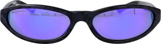 Balenciaga Stylische Sonnenbrille mit Modell Bb0007S - - Accessories - unisex - Schwarzk - 59 MM