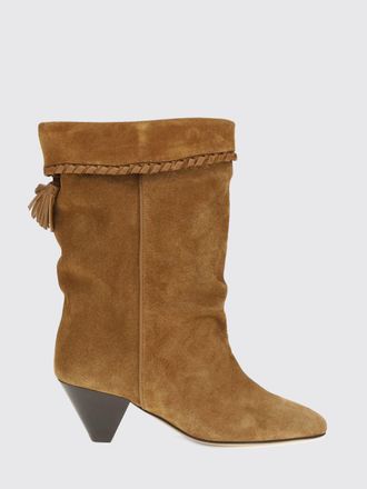 Isabel Marant Dalby Stiefel aus Veloursleder mit Kegelabsatz