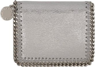 Stella McCartney Femme, Accessoires, Gris, Taille: ONE Size Bi-Fold Wallet Falabella
