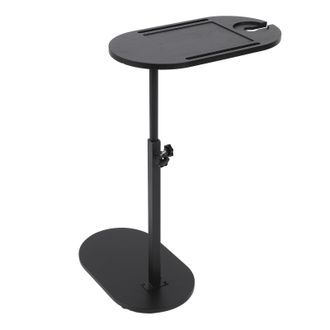 Generic C-f&ouml;rmiger, H&ouml;henverstellbarer Beistelltisch f&uuml;r Sofa-Nachttische, Vielseitiger 360-Grad-Couchtisch f&uuml;r den Innenbereich, Stabiler Schwarzer Beistellt