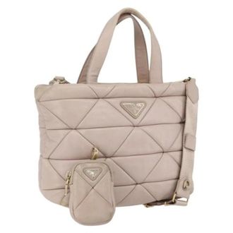Prada Sac &agrave; main en cuir Pre-owned - Femme - Pre-owned - Rose - Taille: ONE Size