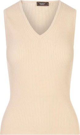 PESERICO Femme, Tops, Beige, Taille: 36 FR D&eacute;bardeur